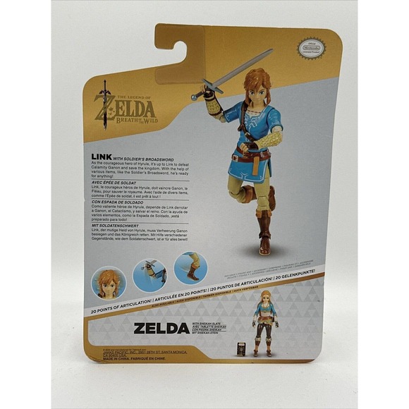 Nintendo | Toys | Legend Of Zelda Breath Of The Wild Link Figure | Poshmark